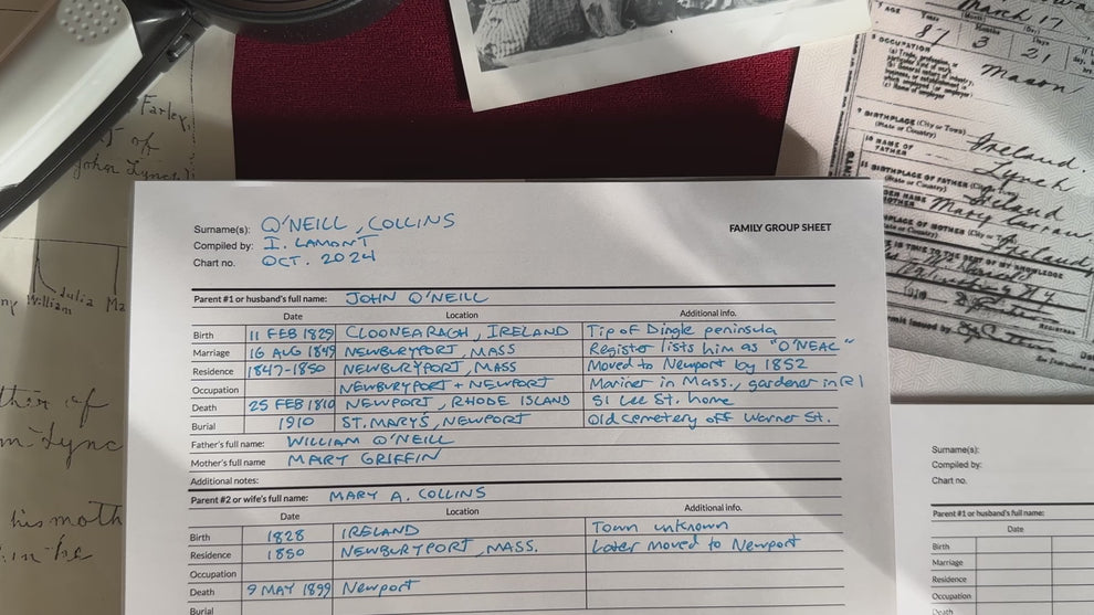 EasyGenie Professional Grade Two-Sided Family Group Sheets for Genealo